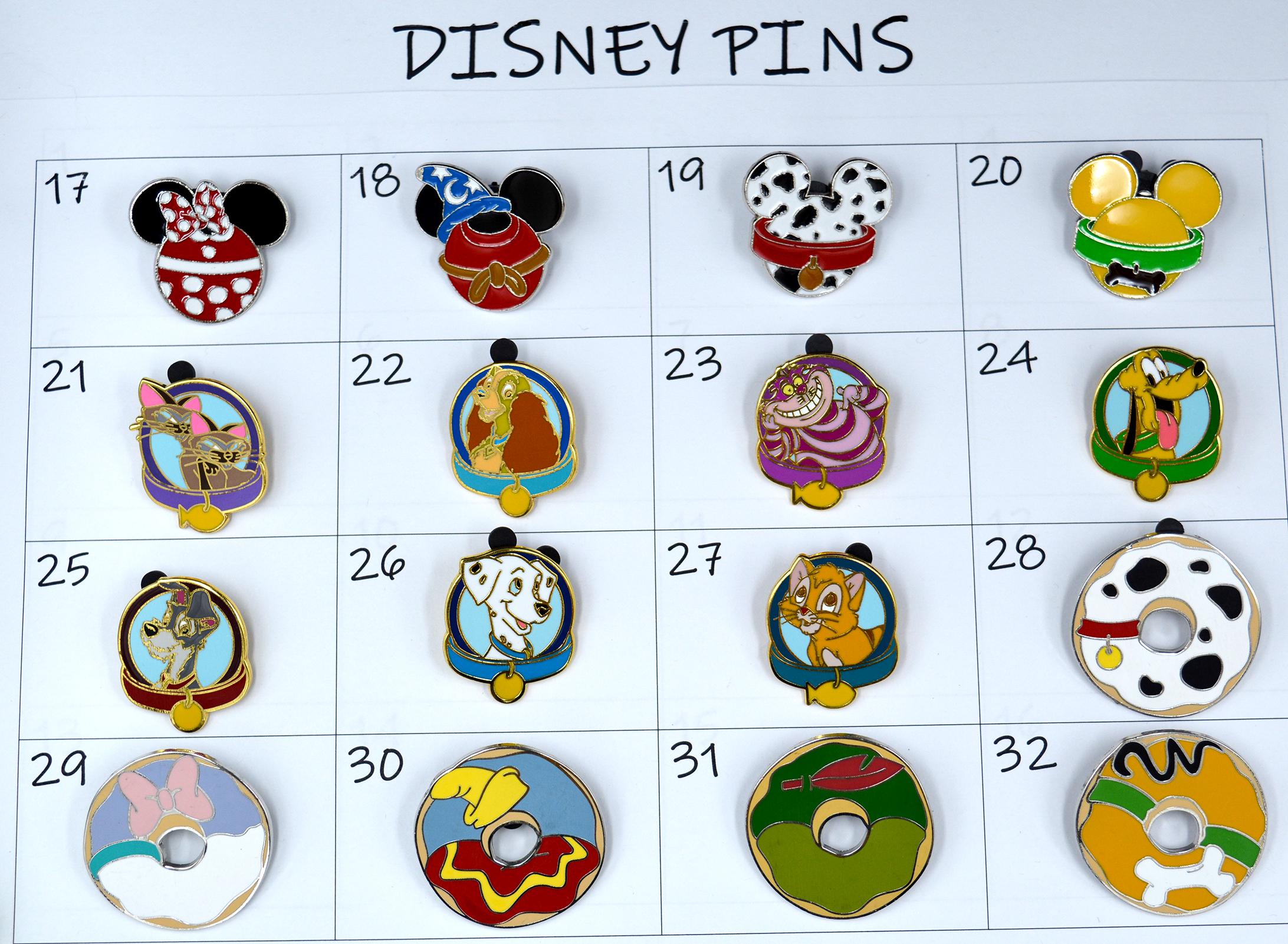 Disney Character Enamel Pin | Mickey, Maleficent, Haunted Mansion, Pooh ...