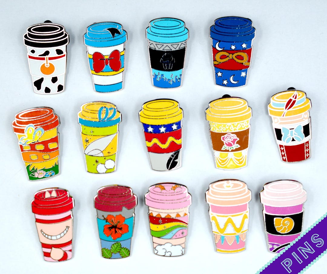 Collectible Pins | Disney Coffee Cups | Dumbo | Tinkerbell | Bambi ...
