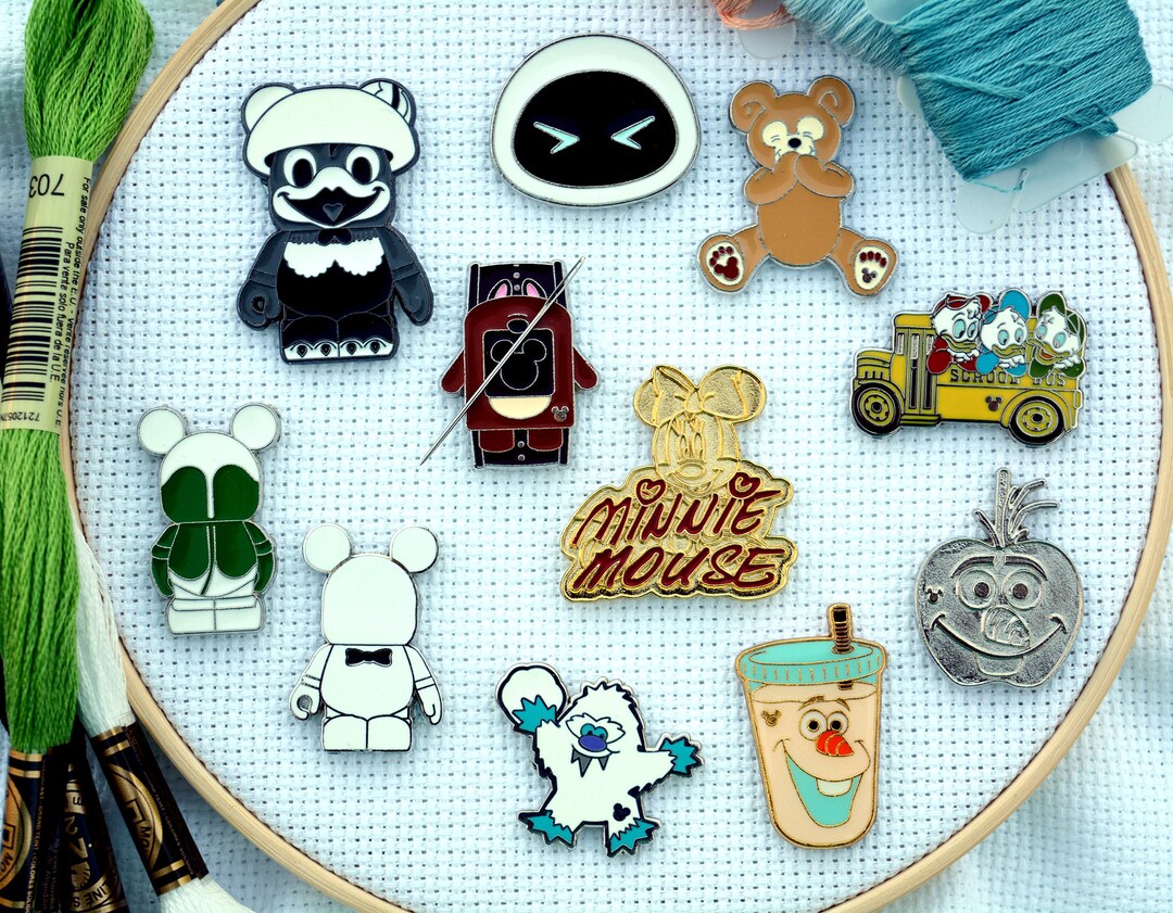 Character Needle Minders: Olaf, Minnie, Yeti, EVE, Chip & Dale - Etsy