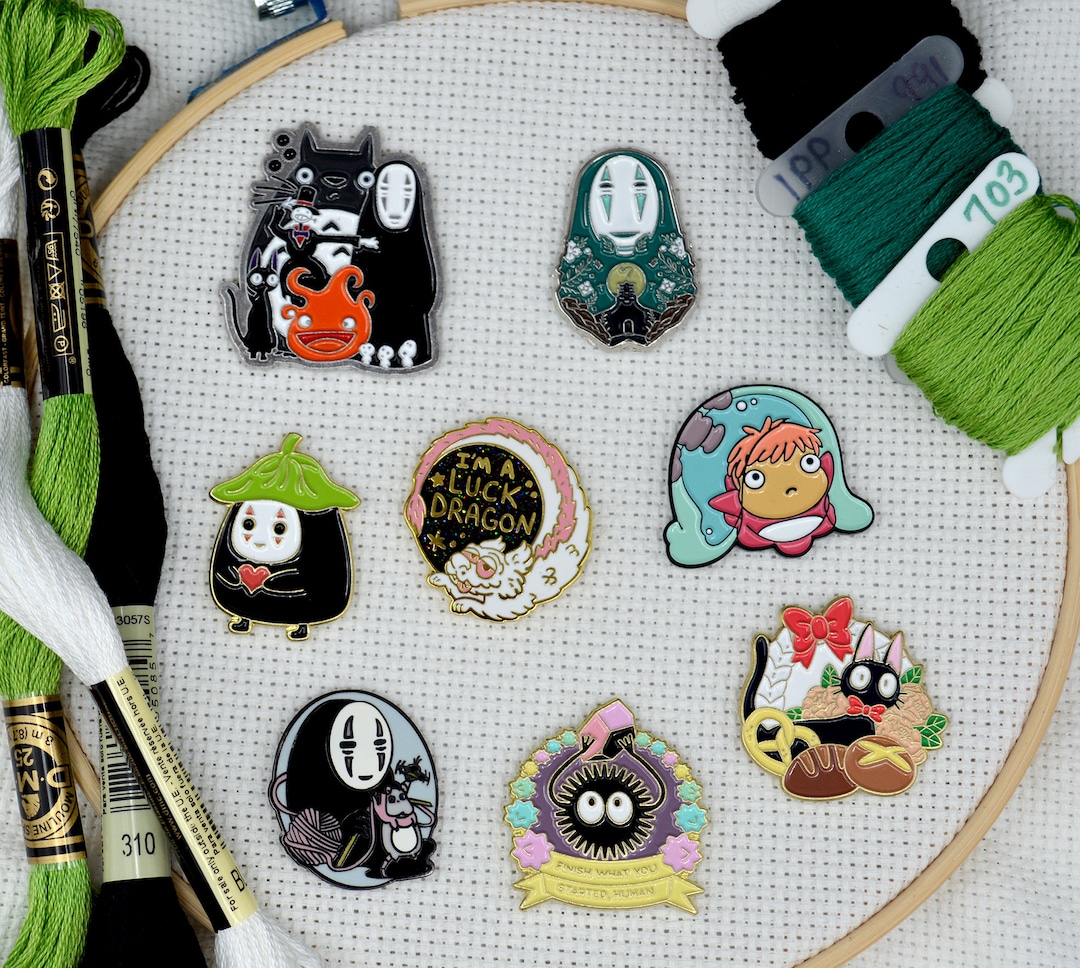 Anime Needle Minder Ghibli Dragon Spirit Soot Sprite No Face Japanese ...