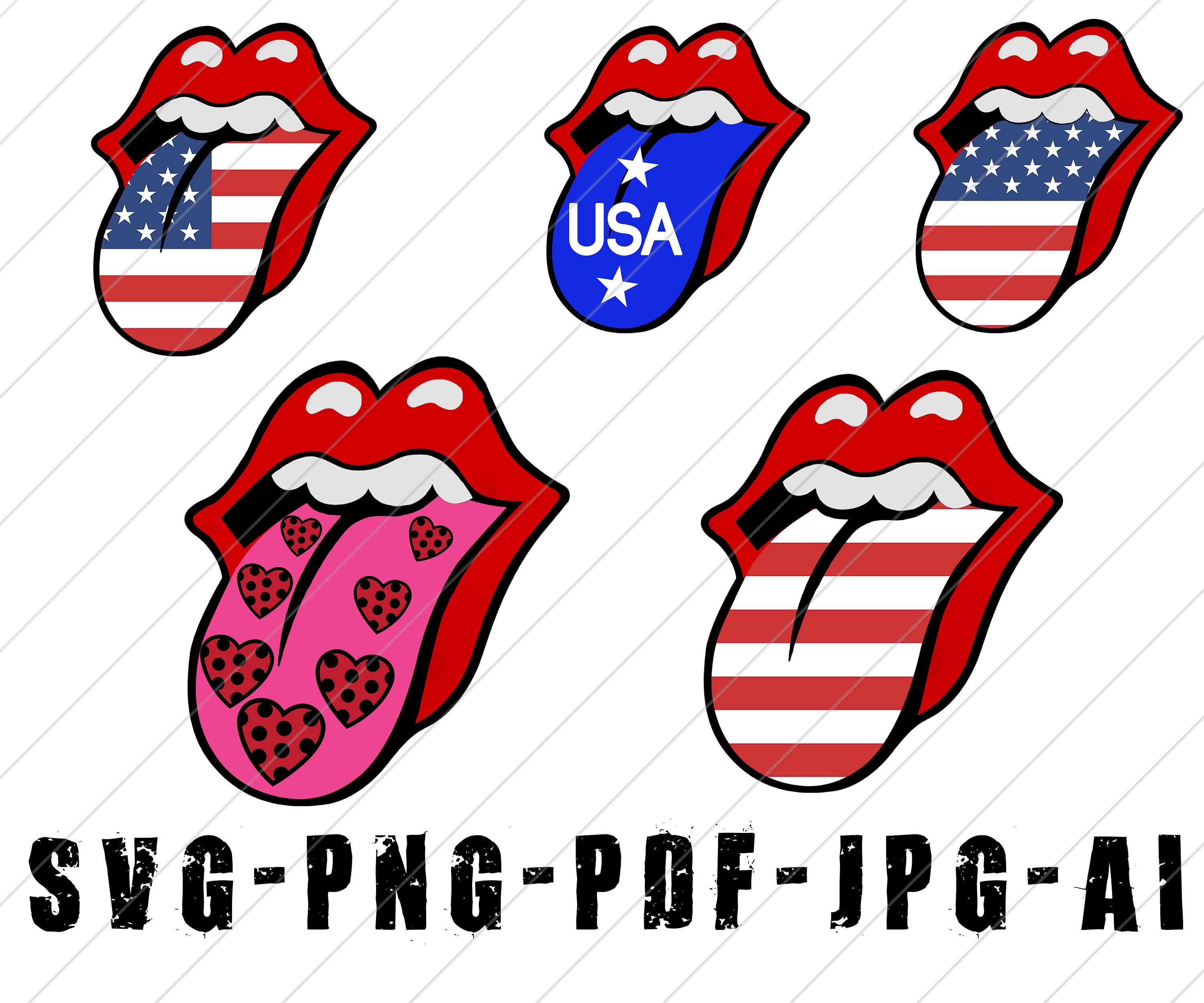 USA Lips SVG, Lips American Flag Svg, 4th of July Svg,lips Print Svg ...