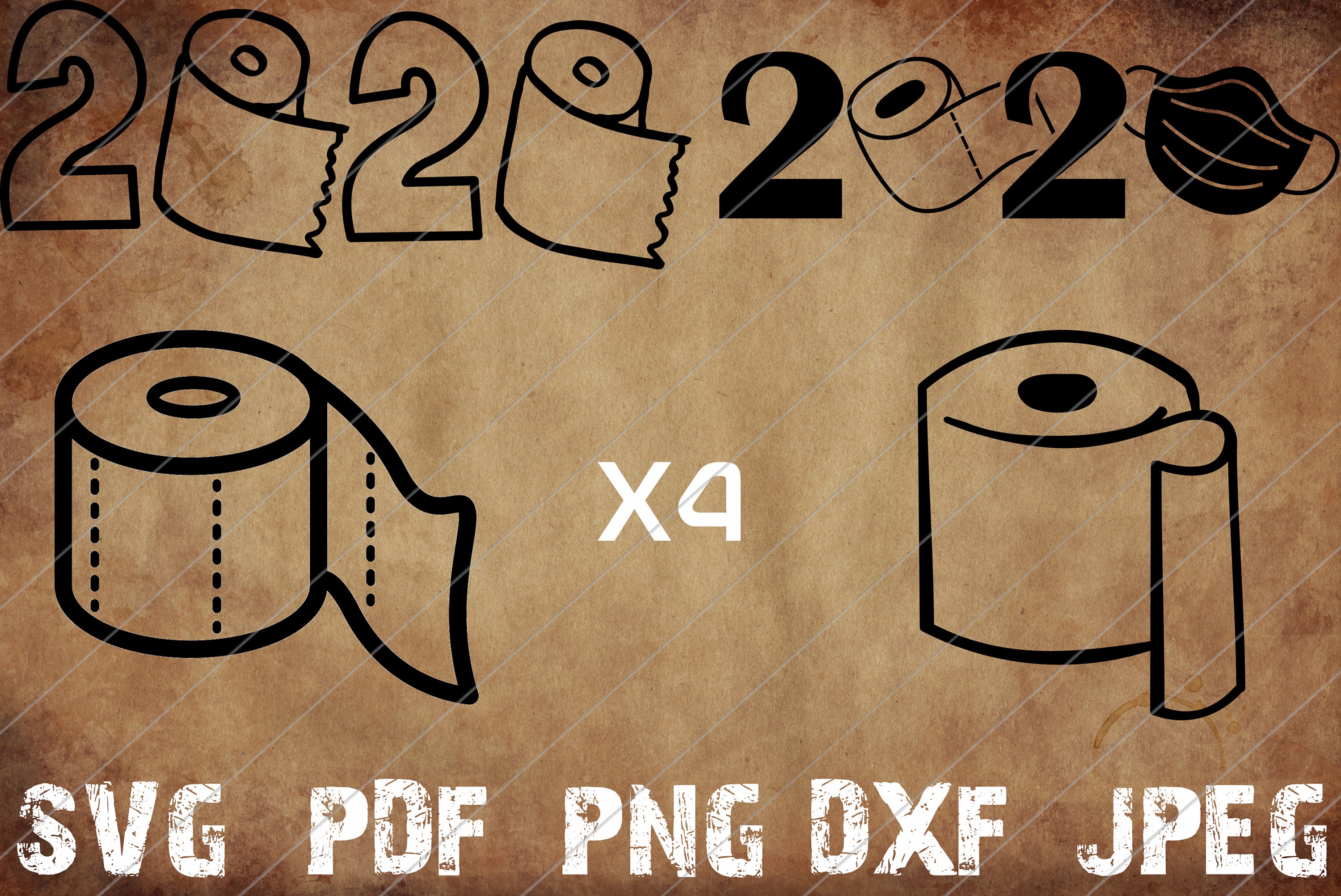Toilet Paper SVG, Toilet Paper Clipart,toilet Paper Svg 2020 Circut Cut ...