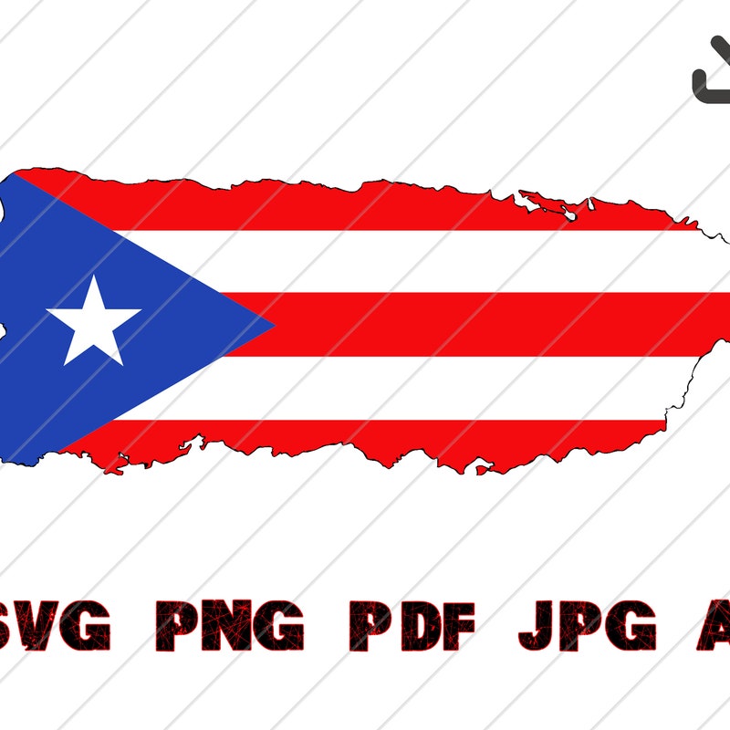Puerto Rico Clipart - Etsy