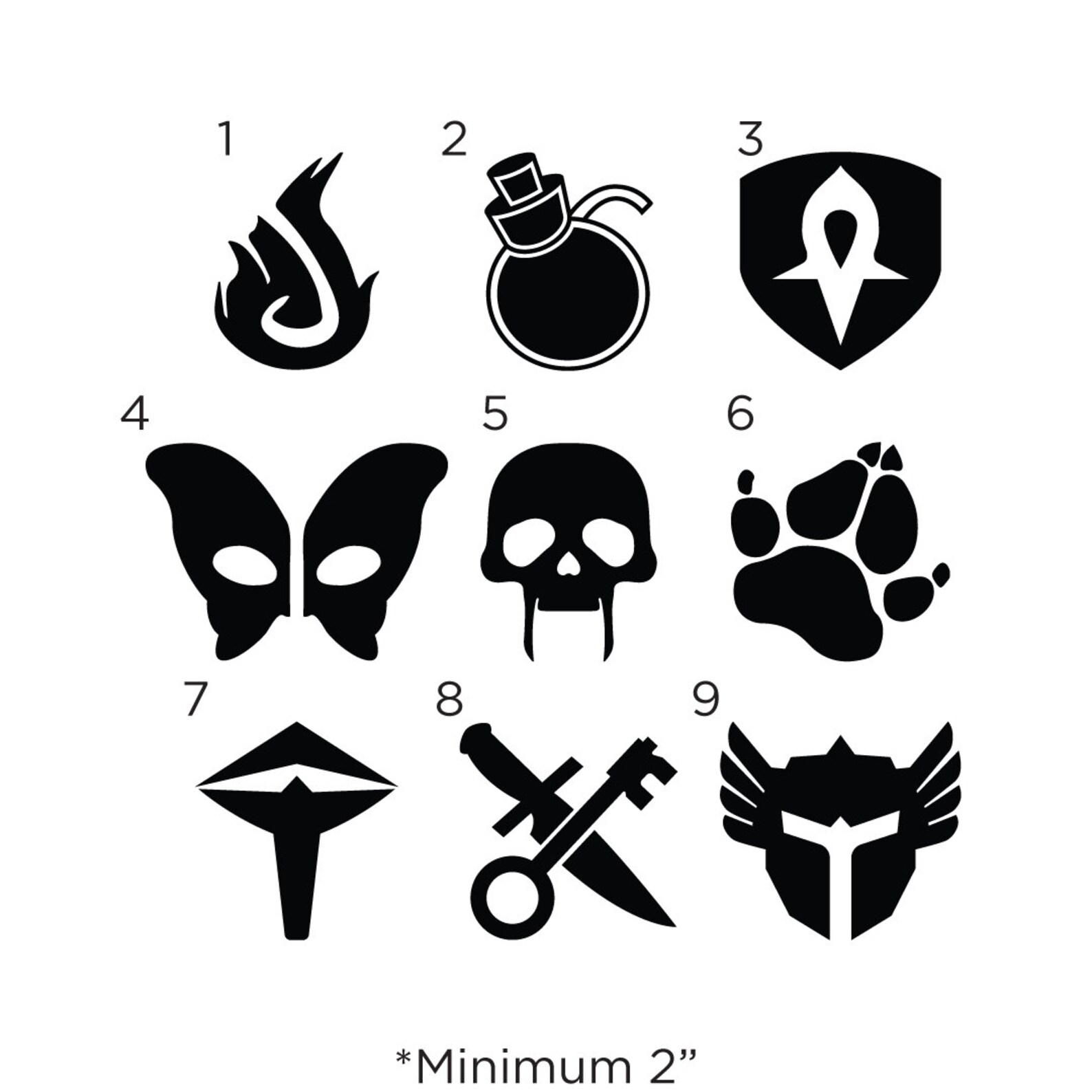 Guild Wars 2 Main Profession Icons Vinyl Decal Logo | Etsy