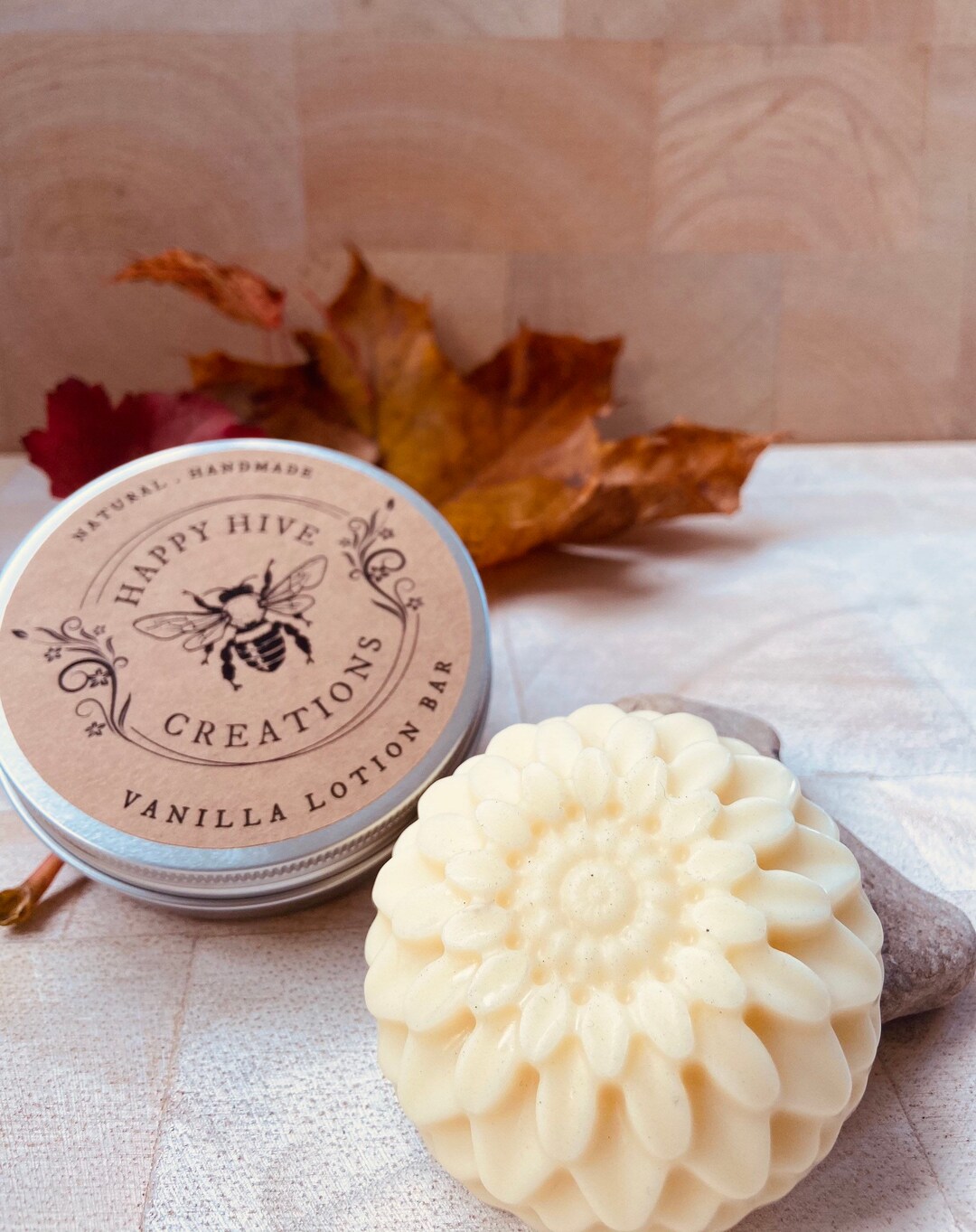 Vanilla Lotion Bar - All Natural Ingredients - Essential Oils - Natural ...