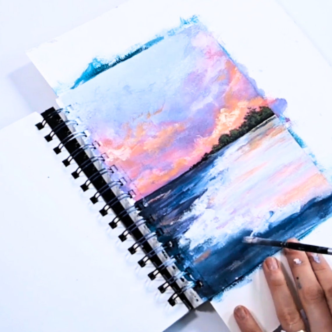 Sketchbook Painting Course- 14 Weekly Art Tutorials - How to Paint ...