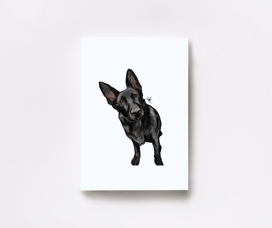 Custom Pet Drawings Digital Printable Art 2 Pets Drawing Included - Etsy