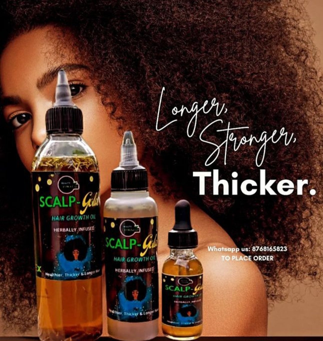 Scalp Gold Hair Growth Oil Dandruff Remover Organic Hair Oil Castor Oil ...