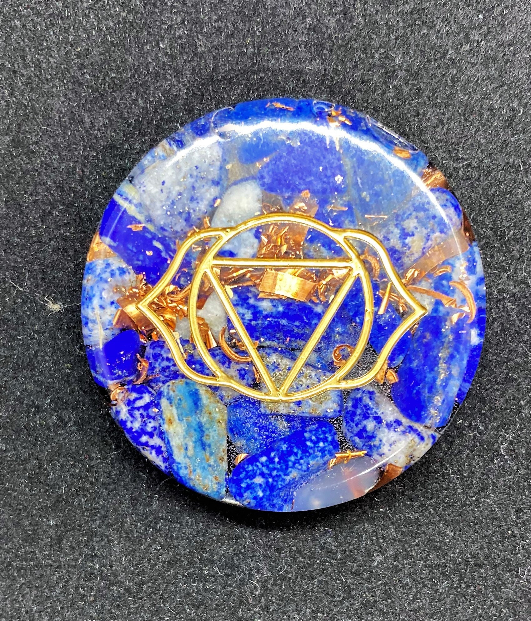 Lapis Lazuli Third Eye Chakra All Natural Genuine Orgonite - Etsy