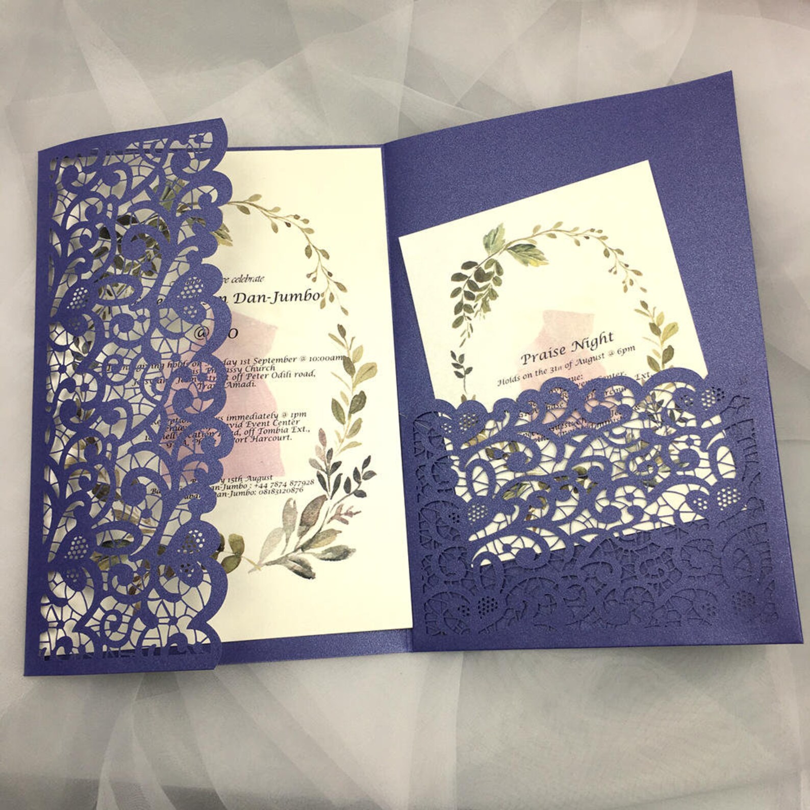 WEDDING INVITATION Set Wedding Invitation Suite Watercolor - Etsy