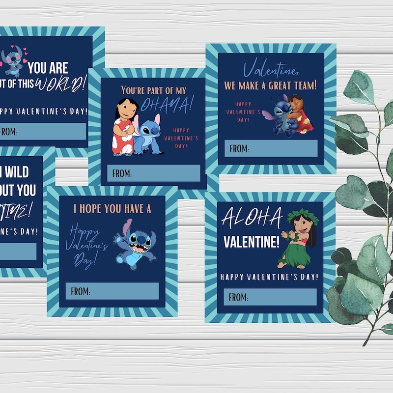 Lilo and Stitch Valentines Card - Etsy