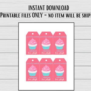 Printable Valentine Card, You're the Sweetest Valentine Card, Printable ...