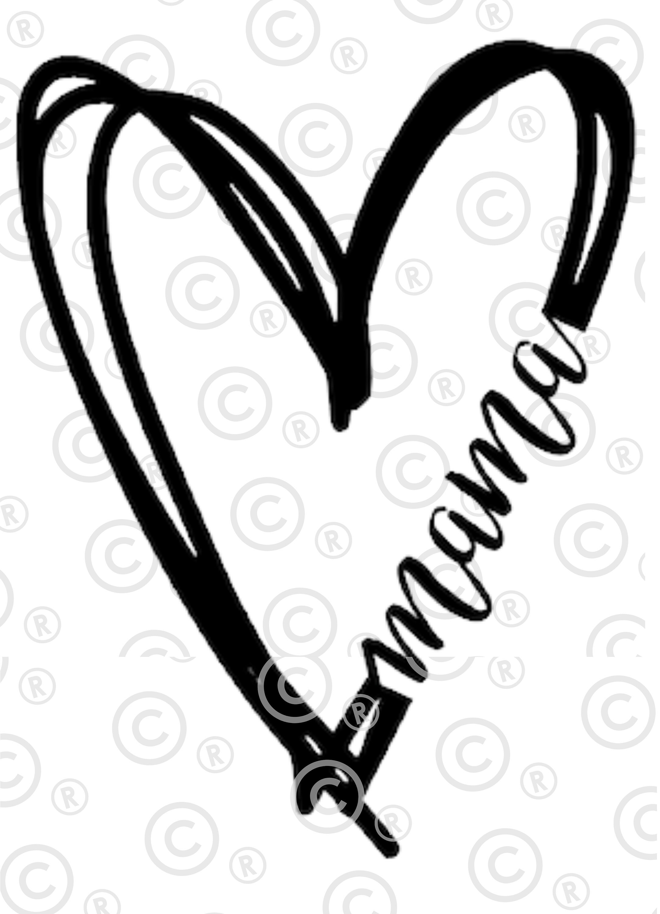 Mama Heart PNG, Mama Tshirt Design, Mama Tshirt Png, Mom Life PNG ...