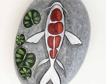 River Rock Koi Fish - Etsy