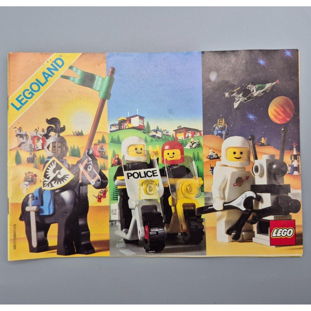 Vintage Legoland Product Catalog Booklet Pamphlet 1985 Police Space ...