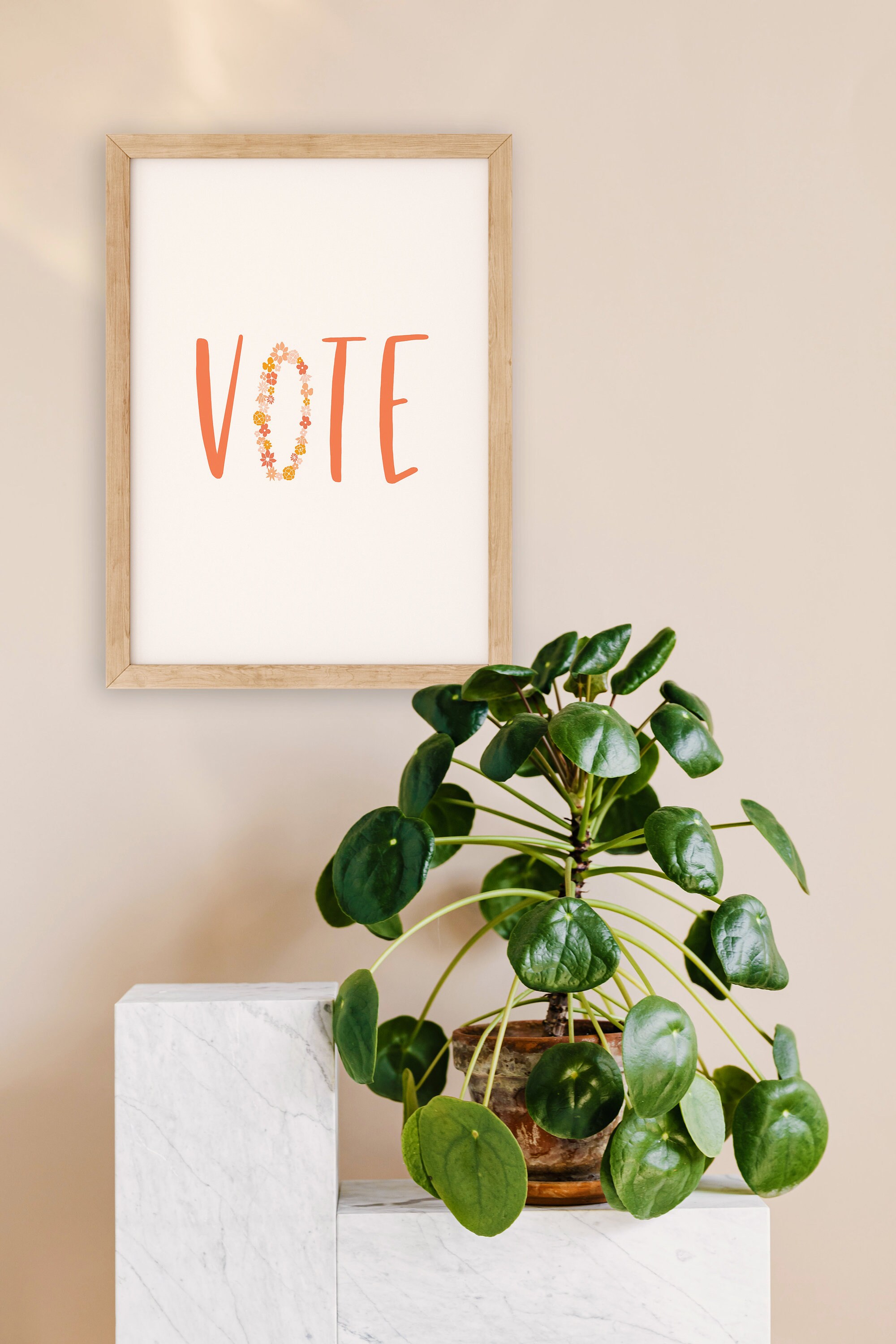 Vote Art Print PRINTABLE Wall Art 2020 Election Gift for Activist ...