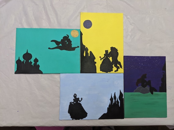 Easy Disney Princess Paintings