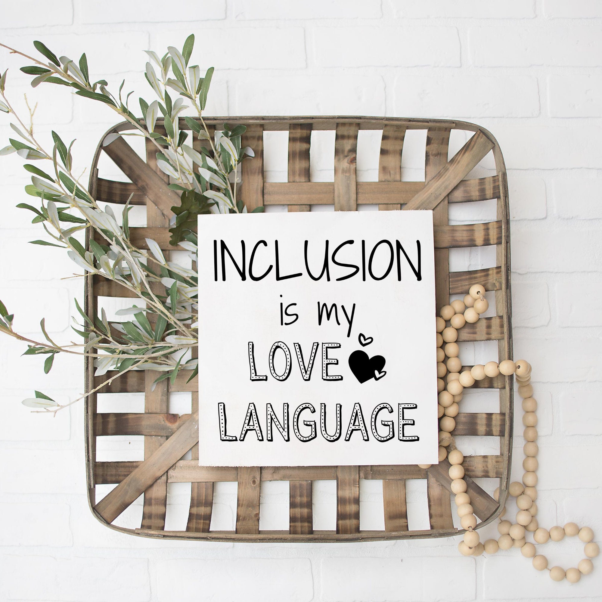 Inclusion is My Love Language SVG, PNG, Digital Download - Etsy