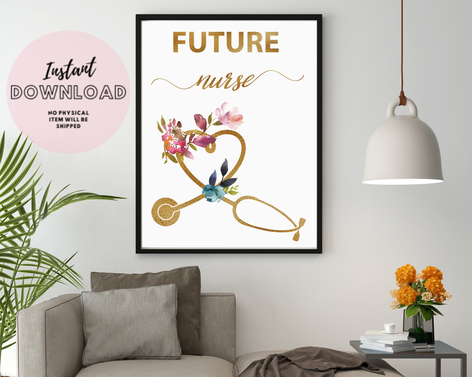 Future New RN Nurse Stethoscope Gift Medical School Student Graduation ...