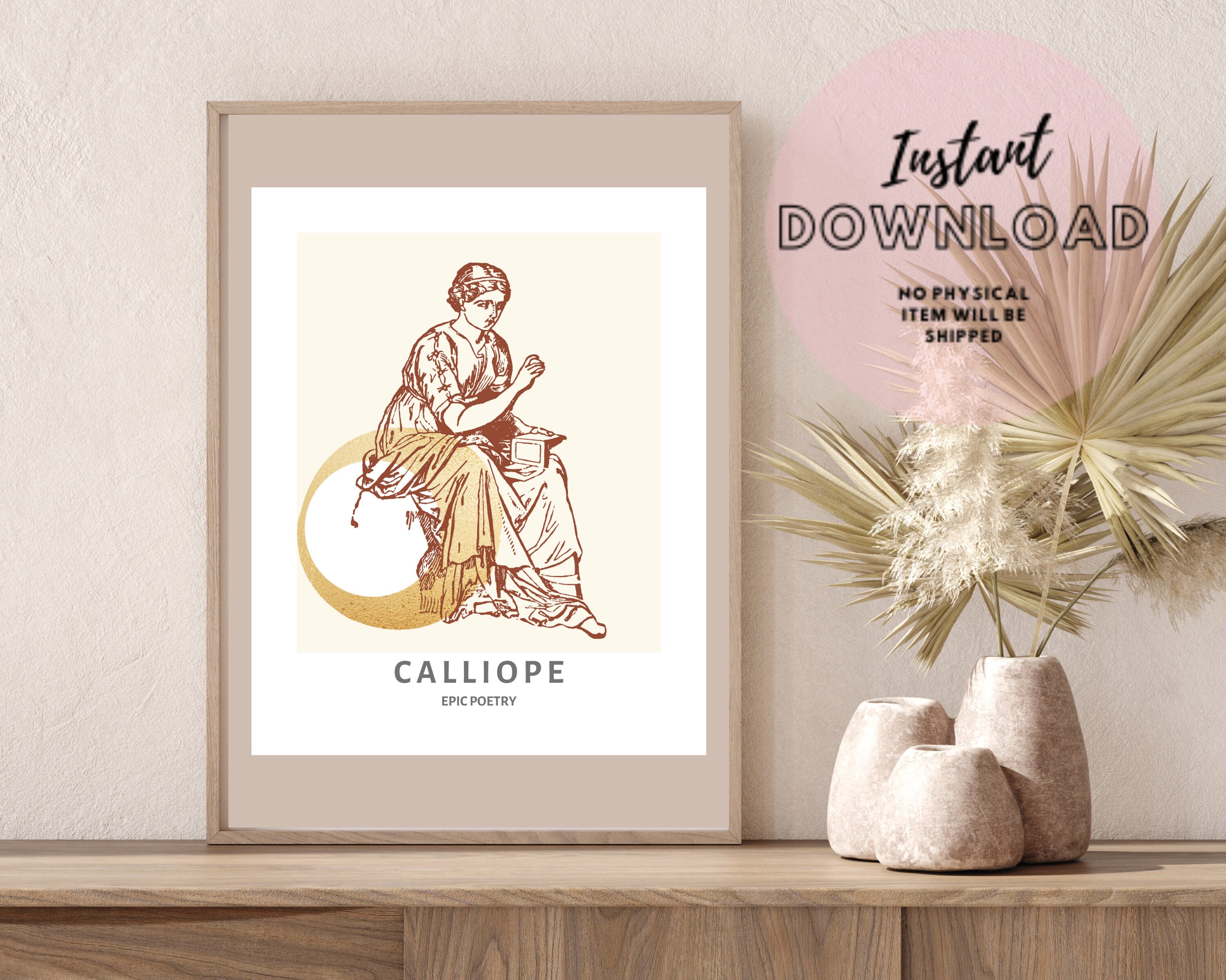 Gallery Set of 9 Muses Print the Nine Greek Poster Greece Academia ...