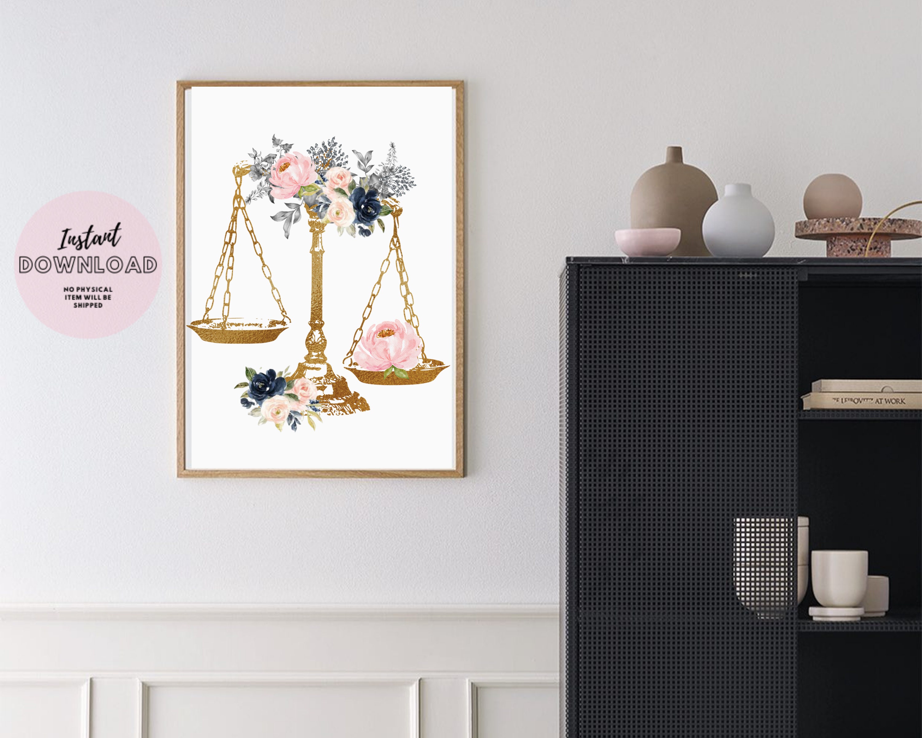 Lawyer Wall Art Set Law School Gift Attorney Scales of Justice - Etsy