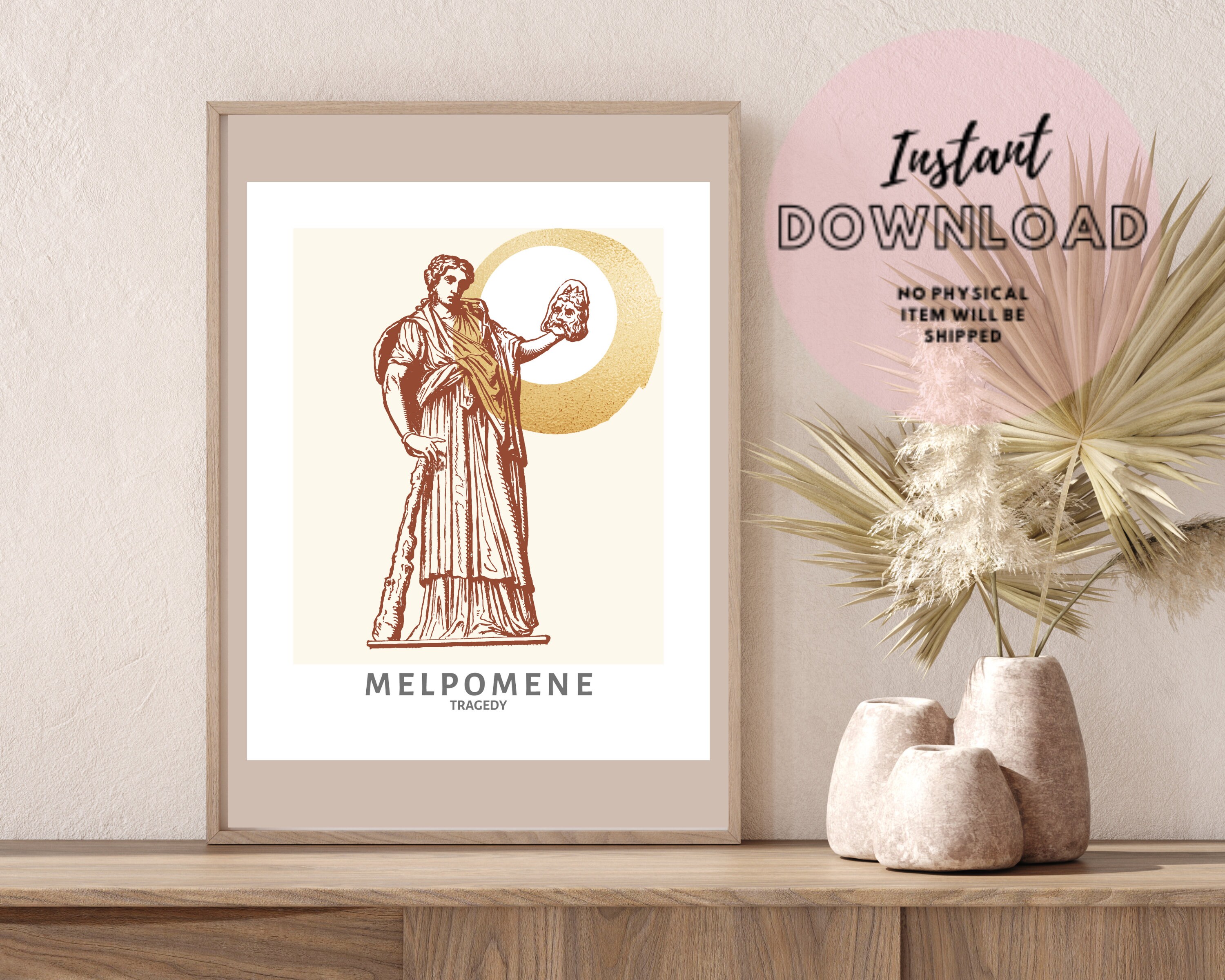 Gallery Set of 9 Muses Print the Nine Greek Poster Greece Academia ...