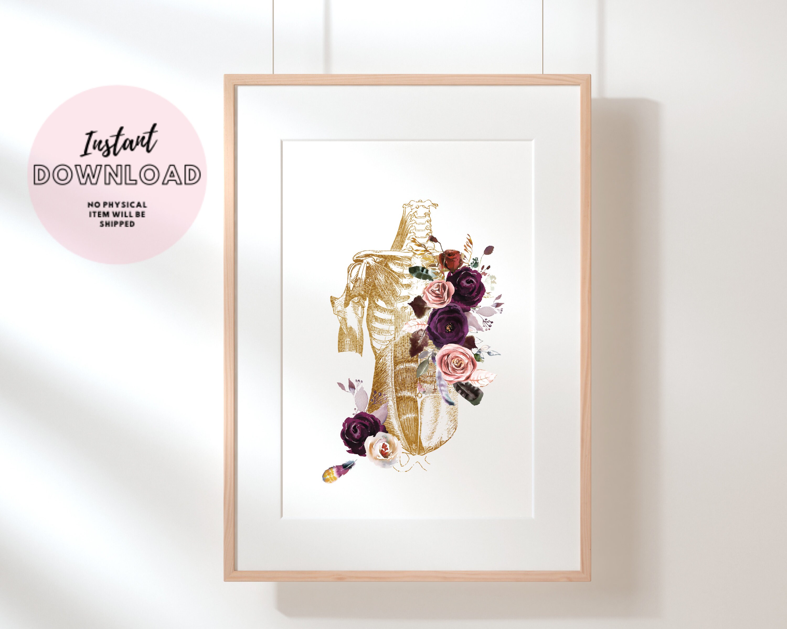 Human Torso Muscles Anatomy Skeletal System Muscle Wall Art Massage ...