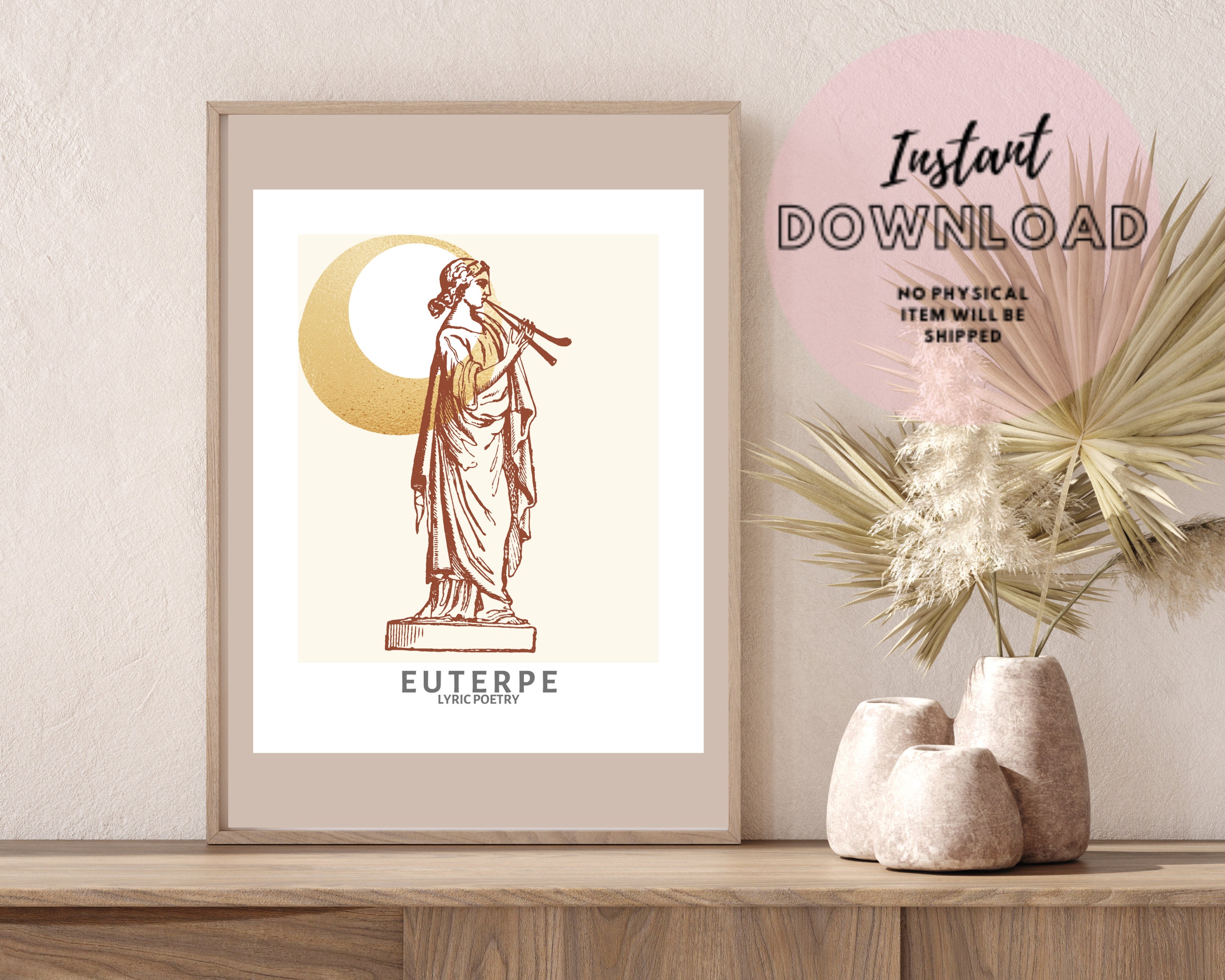 Gallery Set of 9 Muses Print the Nine Greek Poster Greece Academia ...