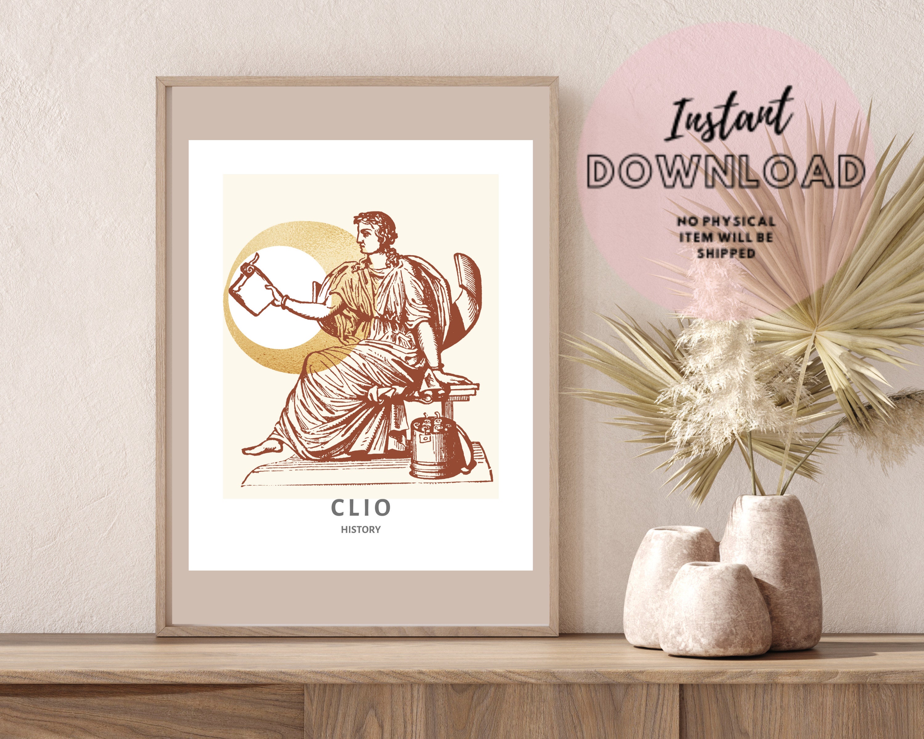 Gallery Set of 9 Muses Print the Nine Greek Poster Greece Academia ...