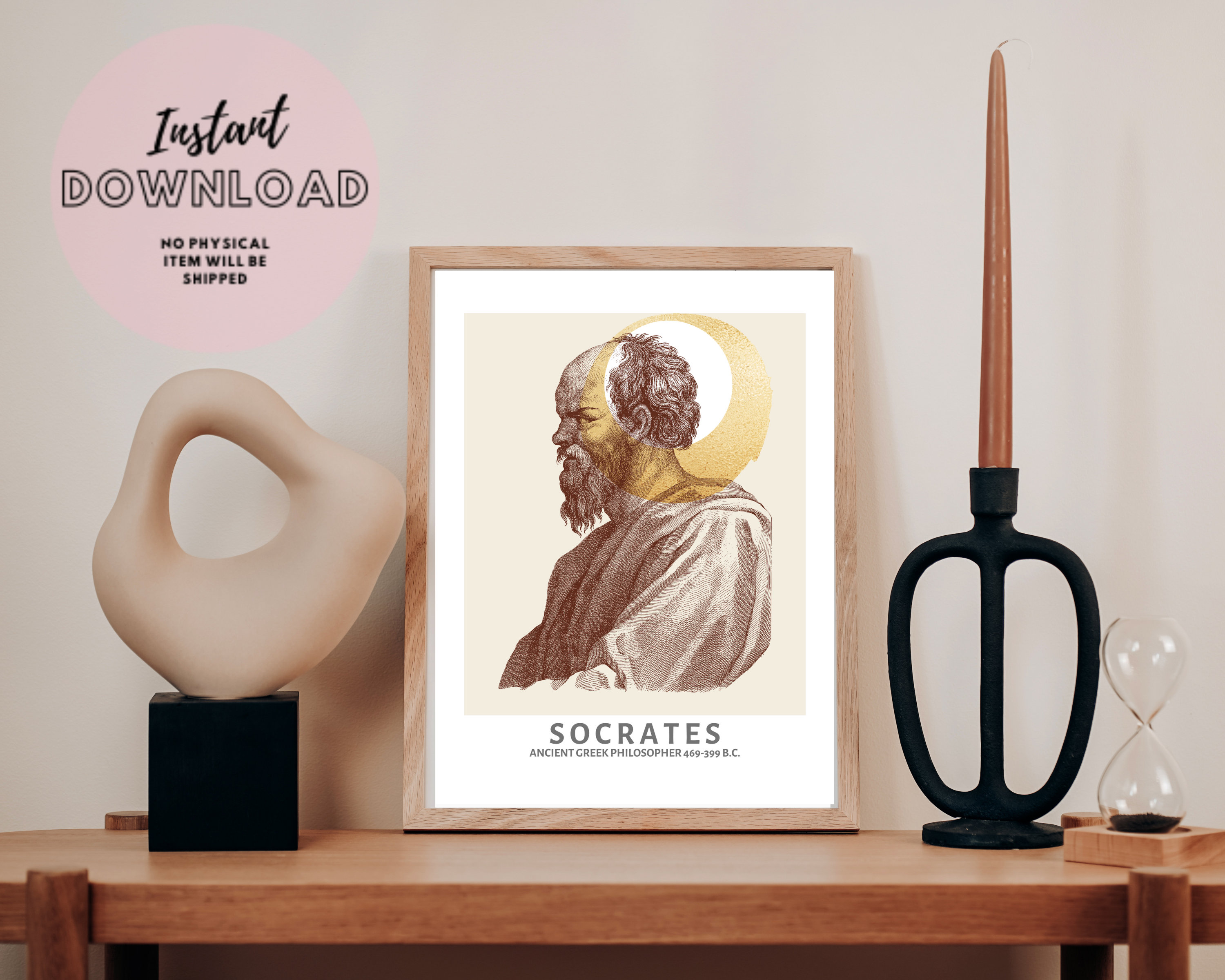 Set of 12 Prints Wall Art Greek Tragedy Poet Philosophers Ancient ...