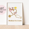 Set of 3 Medical Inspirational Quote Doctor Office Decor Caduceus Wall ...