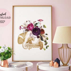 Pancreas Anatomy Print Medical Office Decor Internal Human Anatomical ...