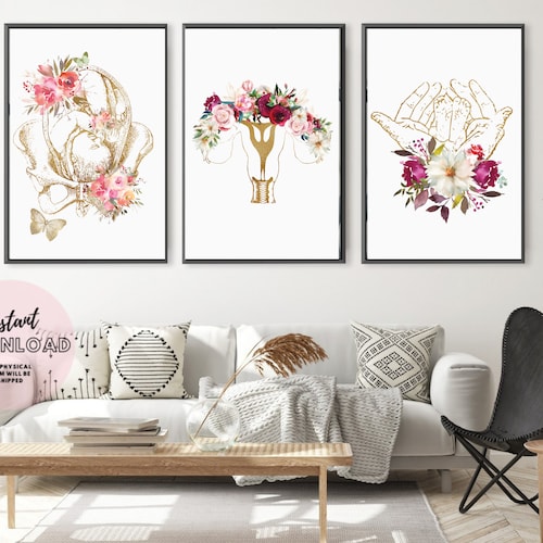 Motherhood Art Midwife Gift Pediatrician Office Printable | Etsy