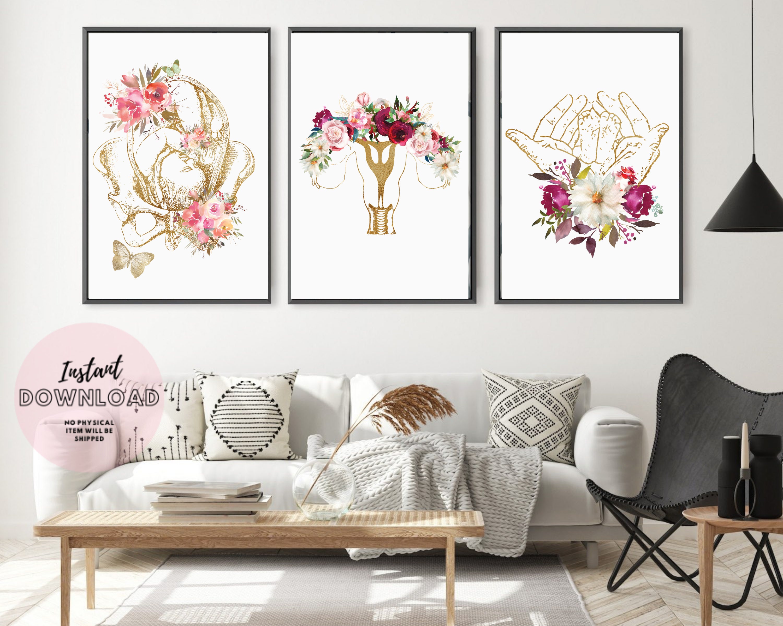 Motherhood Art Midwife Gift Pediatrician Office Printable Decor Doula ...