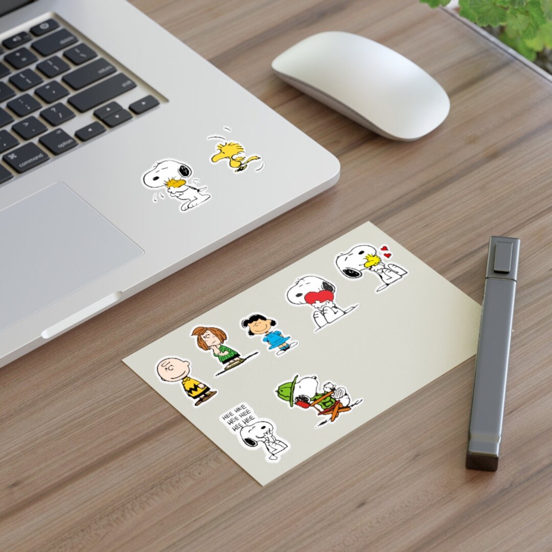 09 PCS Snoopy Peanuts Sticker Pack | Sticker Sheets | Journaling Diary ...