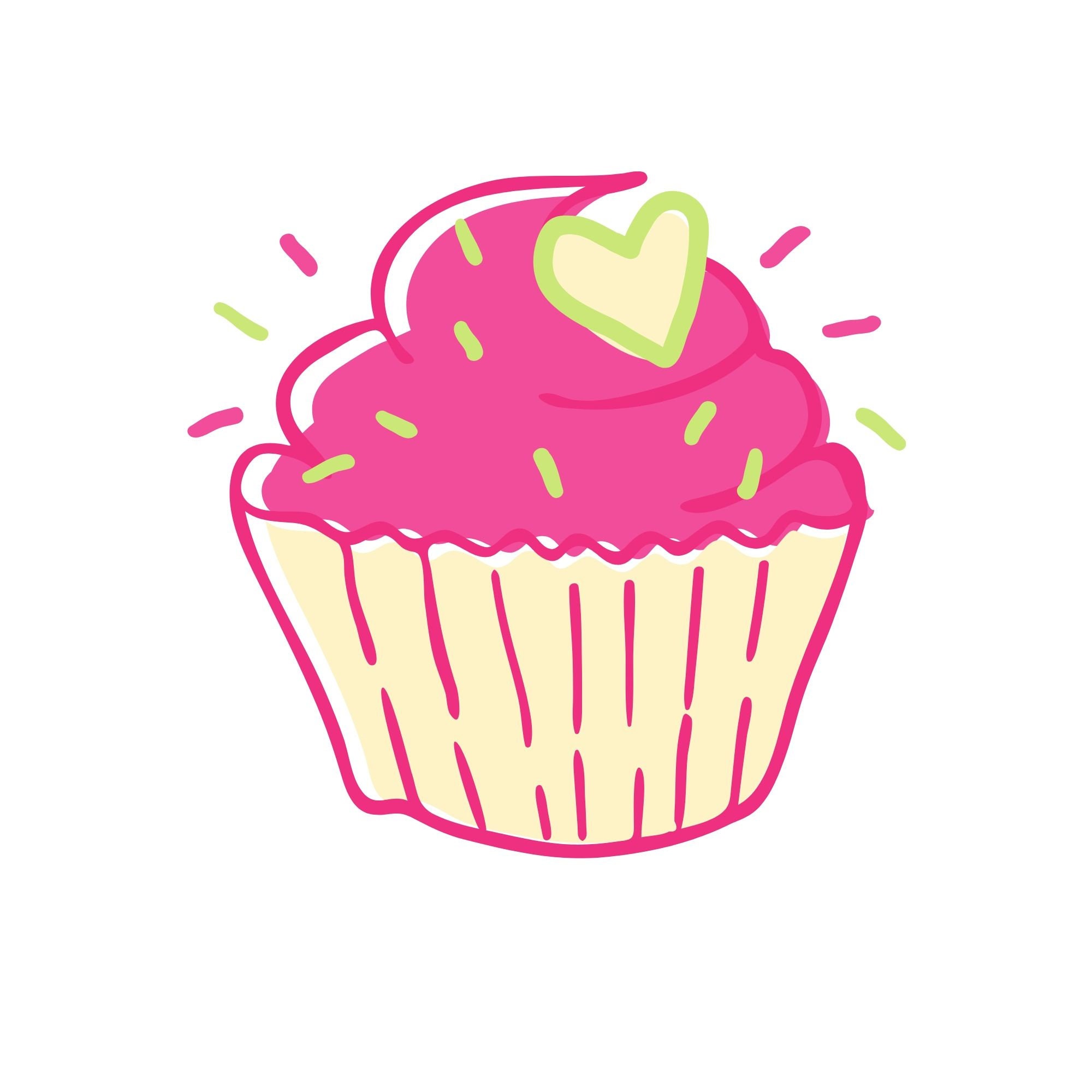 Cupcake, Cupcake Pink SVG, SVG, Cupcake Pink, Cute Cake, Pink Cut ...