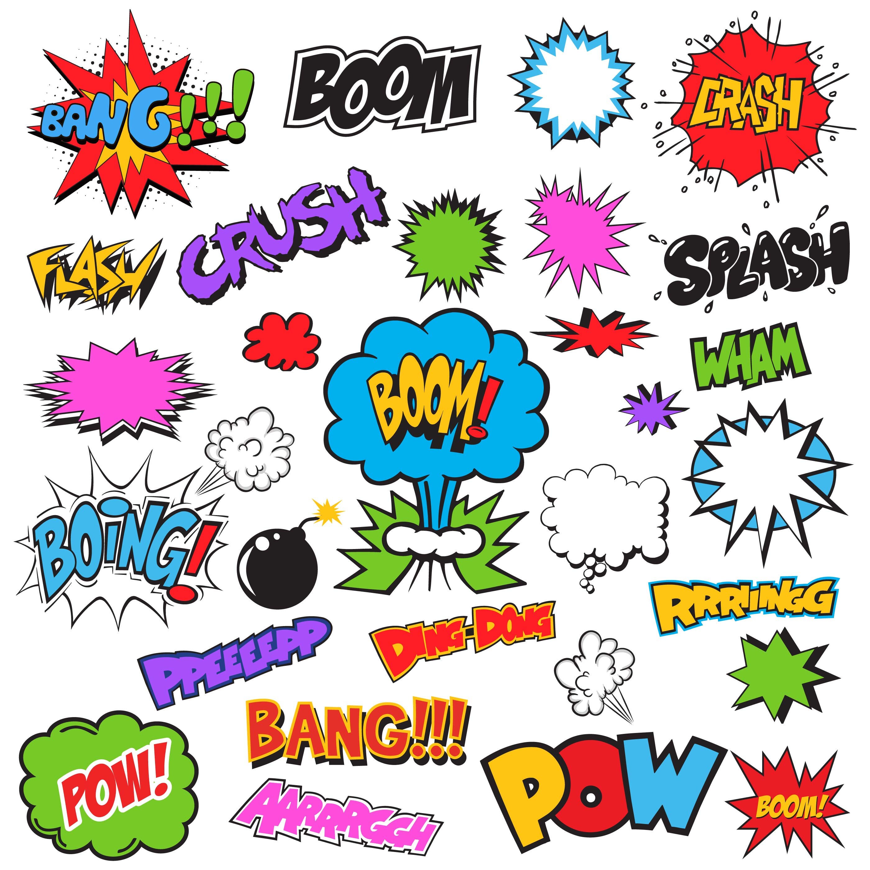 Comic, Comic Svg, Superherores, Invitations, Stickers, Vinyls, Tshirts ...