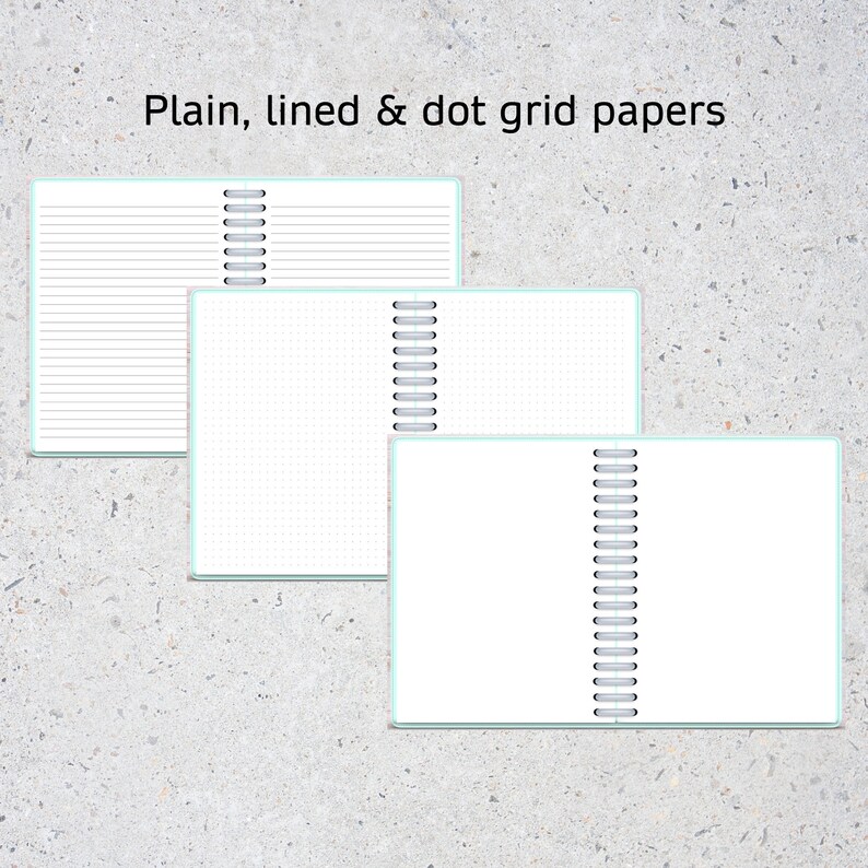 Onenote Goal Planner Yearly Monthly Weekly Daily Goals Etsy