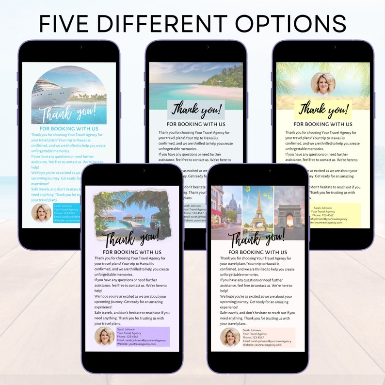 Thank You Note, Travel Planner Thank You, Textable Thank You, Travel ...