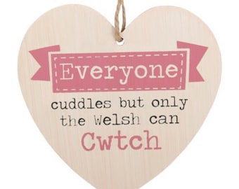 Cwtch Sign - Etsy UK