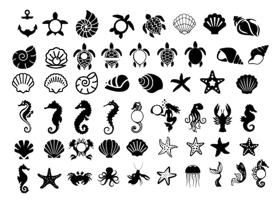 Mermaid Bundle SVG PNG DXF - Etsy