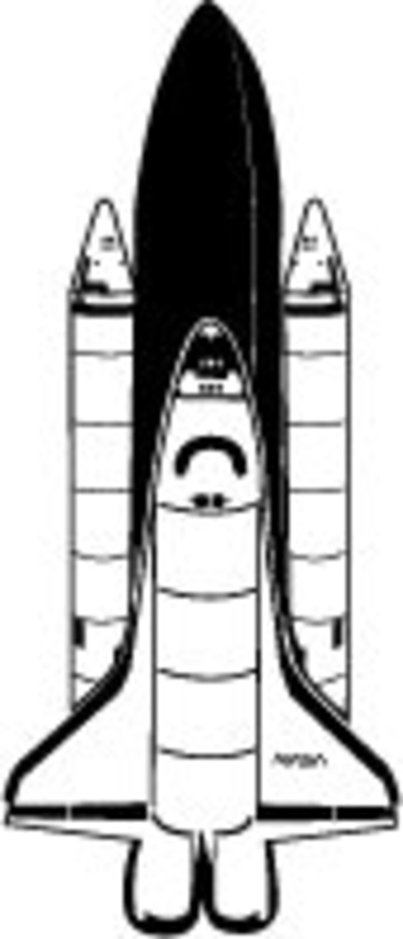 Space Shuttle, Rocket, SVG, PNG, DXF - Etsy