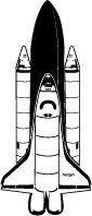 Space Shuttle, Rocket, SVG, PNG, DXF - Etsy