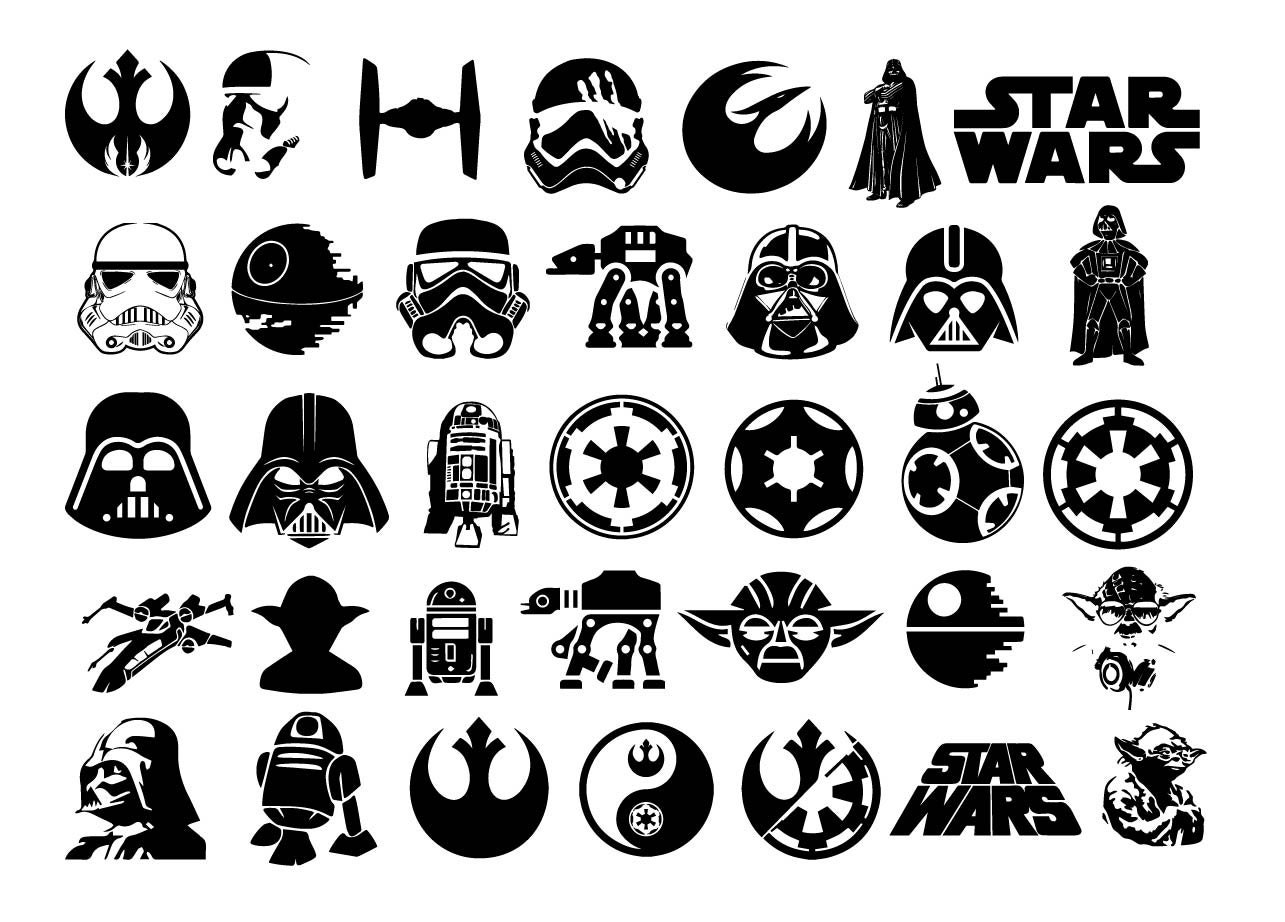 Star Wars Bundle Warriors Dark Power SVG PNG DXF - Etsy Canada
