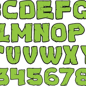 Ninja Turtles Alphabet, SVG, PNG - Etsy