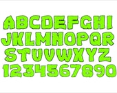 Ninja Turtles Alphabet SVG PNG - Etsy
