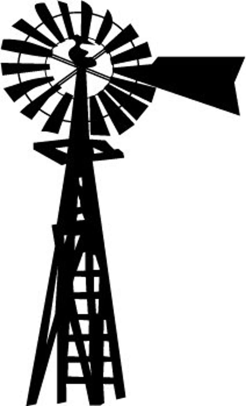 Windmill Bundle, Wind Turbine, SVG, PNG, DXF - Etsy