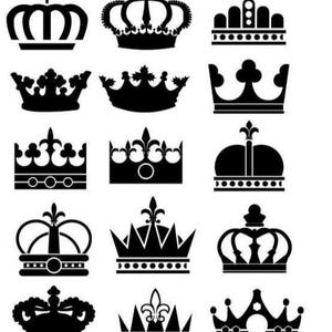 Crown Bundle, SVG, PNG, DXF - Etsy
