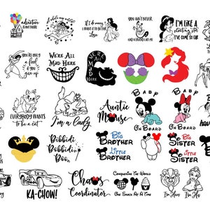 Cartoon Bundle, Cartoon Character, SVG, PNG, DXF - Etsy