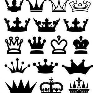 Crown Bundle, SVG, PNG, DXF - Etsy